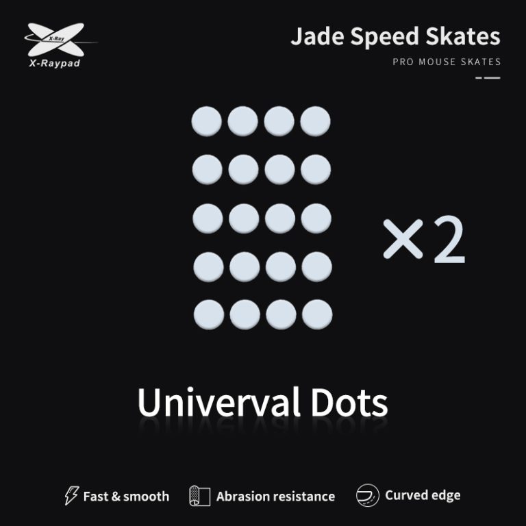X-Raypad Jade Speed Universal Dot Mouse Skates 6.5mm diameter PTFE Dots ...