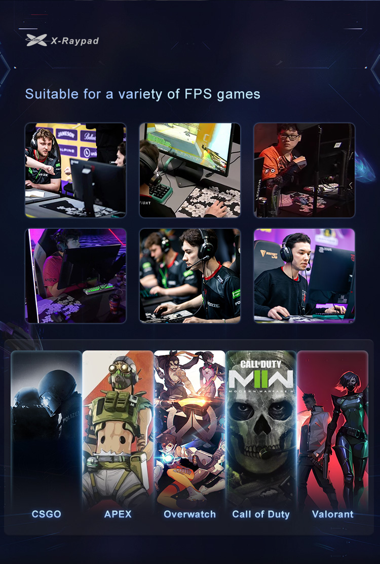 X-raypad Aqua Control II Sakura Night Gaming Mouse Pads – X-raypad US