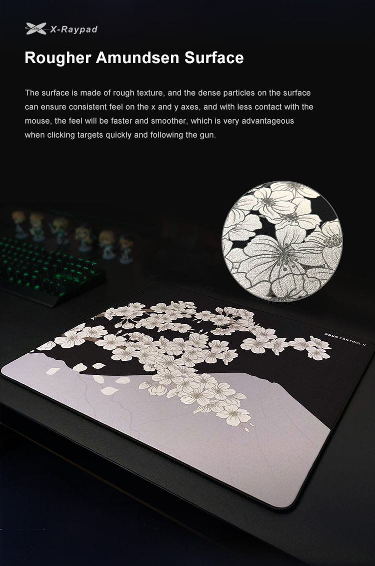 X-raypad Aqua Control II Sakura Night Gaming Mouse Pads – X-raypad US