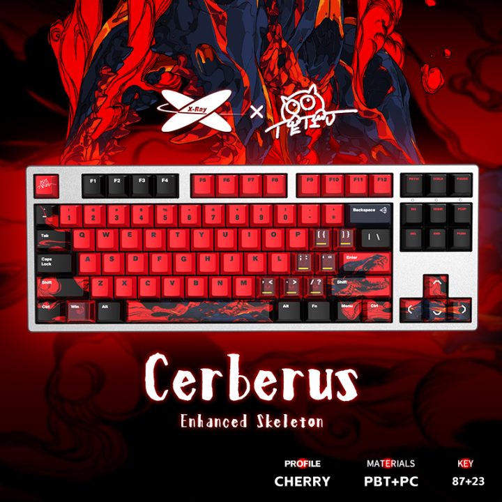 X-raypad x Teru Keycaps – Enhanced Skeleton: Cerberus [強化⻣格: ケルベロス ...