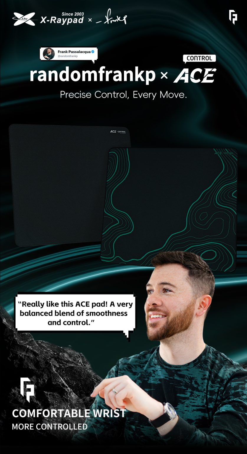 randomfrankp x X-Raypad ACE Control Gaming Mousepad – Midnight Camo – X ...